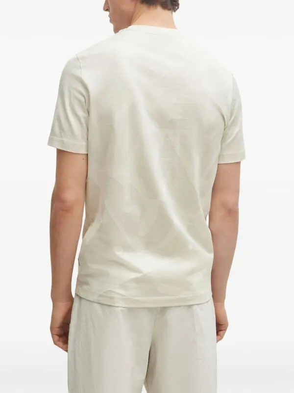 BOSS Cotton Jacquard T-shirt