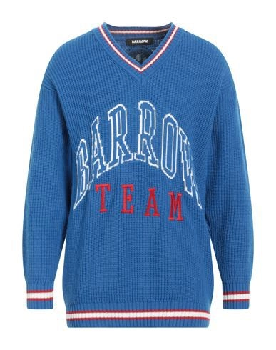 BARROW Jacquard-knit Sweater - Azure
