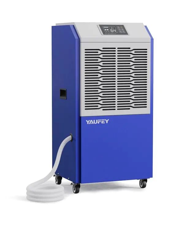 WAYKAR Yaufey Large Commercial Grade 216 Pint Dehumidifier For Space Up To 8 - Blue