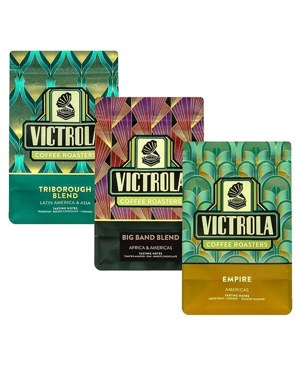 GOCOFFEEGO Victrola Triple Blend Set Big Band, Empire & Triborough - Brown