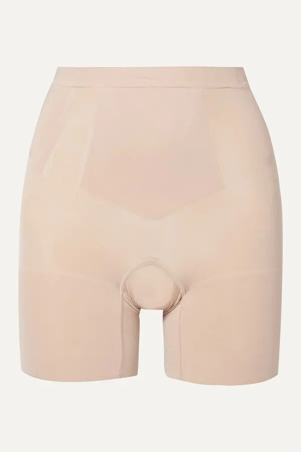 Spanx Spanxsculpt Oncore Mid-thigh Shorts - Neutrals
