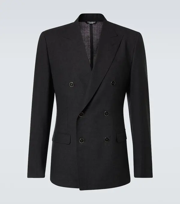 Dolce & Gabbana Double-breasted Wool Suit Jacket