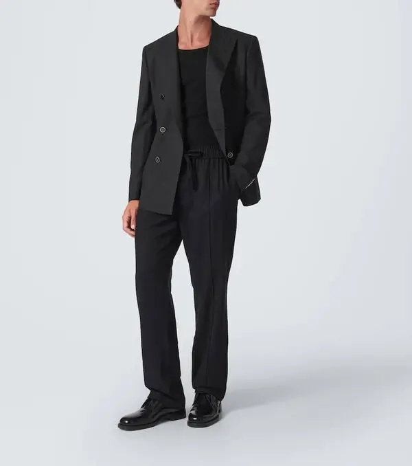 Dolce & Gabbana Double-breasted Wool Suit Jacket
