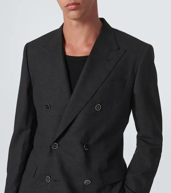 Dolce & Gabbana Double-breasted Wool Suit Jacket