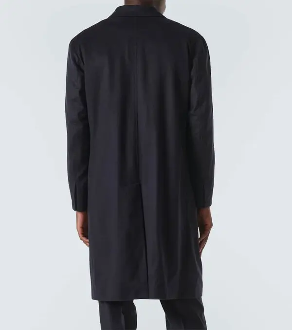 Rubinacci Single-breasted Cashmere Overcoat