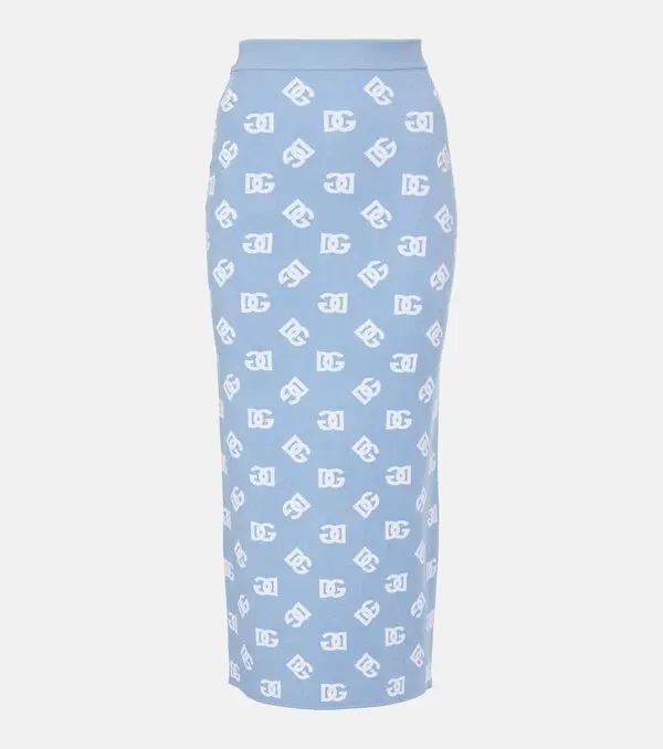 Dolce & Gabbana Logo Midi Skirt