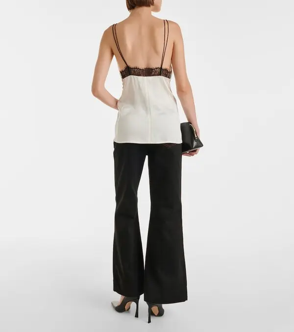 Victoria Beckham Lace-trimmed Camisole