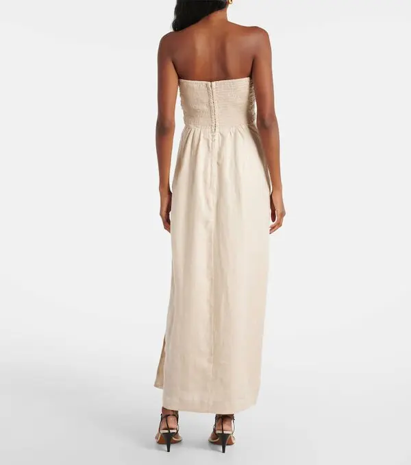 english factory embroidered midi dress Floral Embroidered Midi Dress