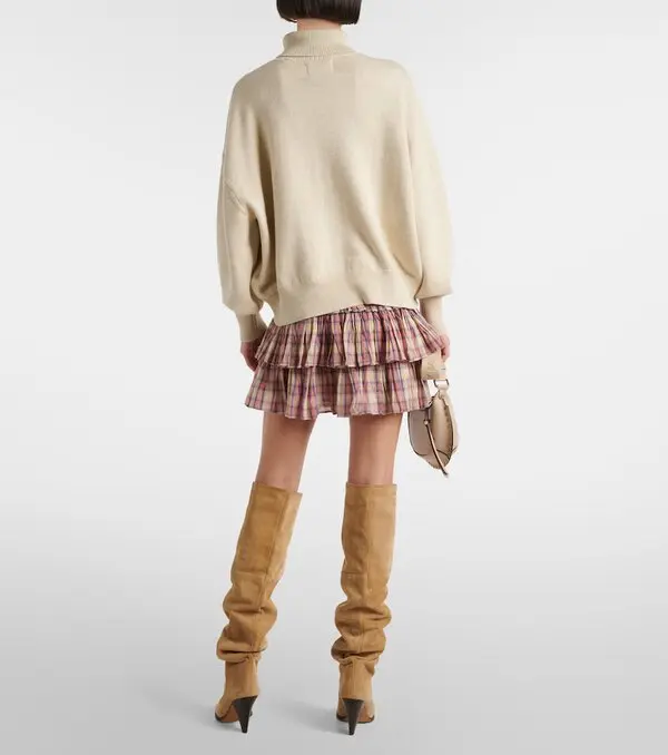 MARANT ETOILE Nash Turtleneck Sweater - Grey