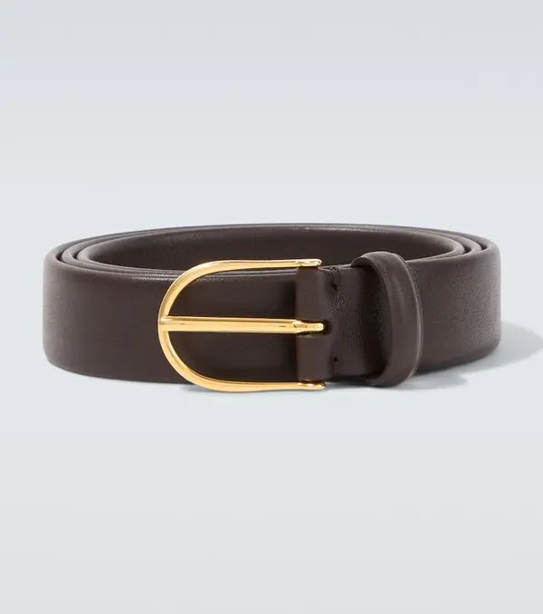 Rubinacci Leather Belt - Brown