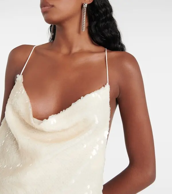 Magda Butrym Sequined Gown - Neutrals