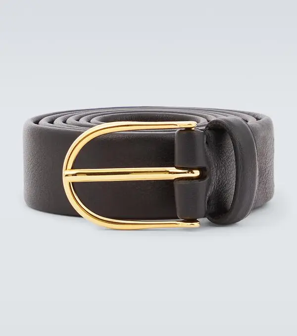 Rubinacci Leather Belt - Brown