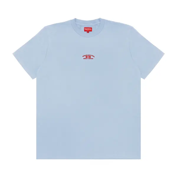 Supreme World Famous Short-sleeve Top 'light Slate - Blue