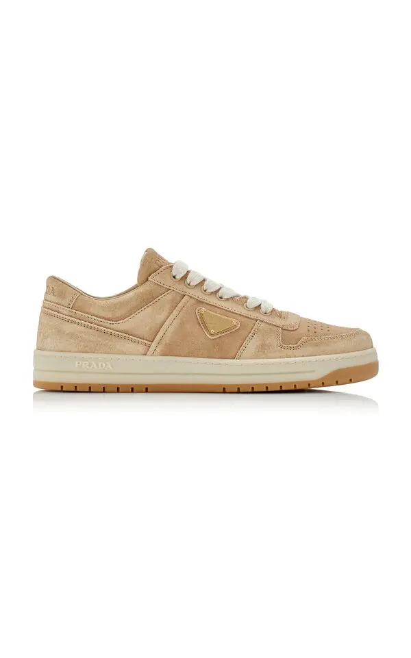 Prada Downtown Platform Sneakers - Tan