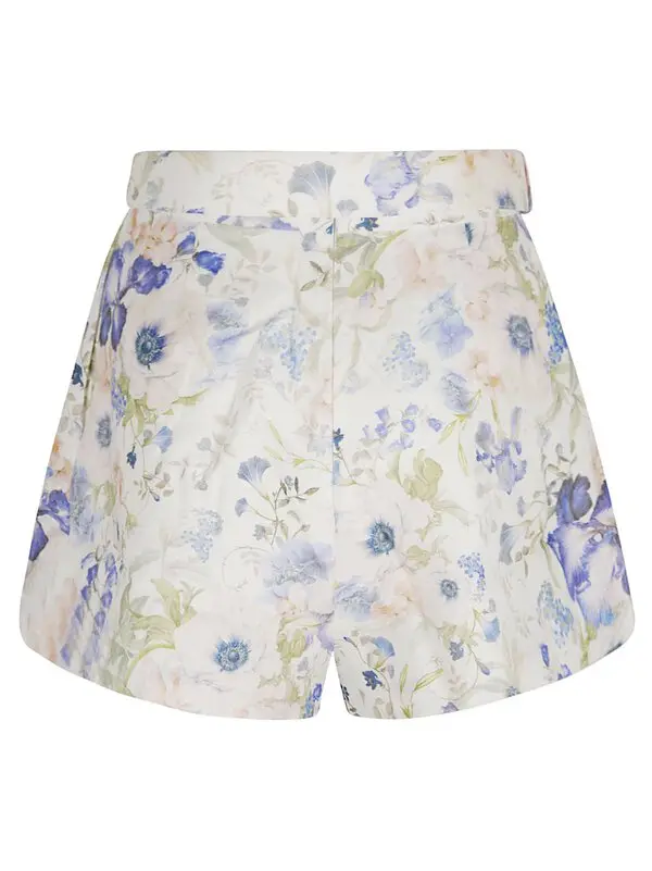 Zimmermann Floral Printed Shorts - Blue Garden Print