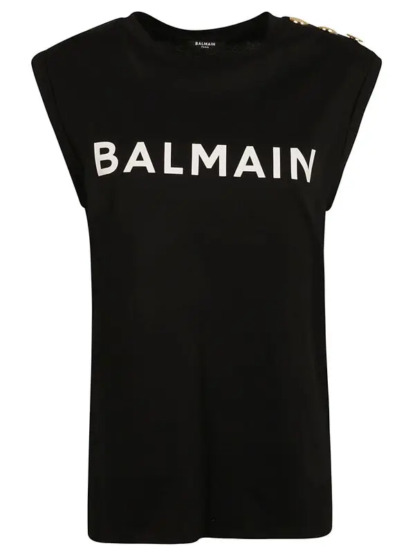 Balmain Top - Noir Blanc