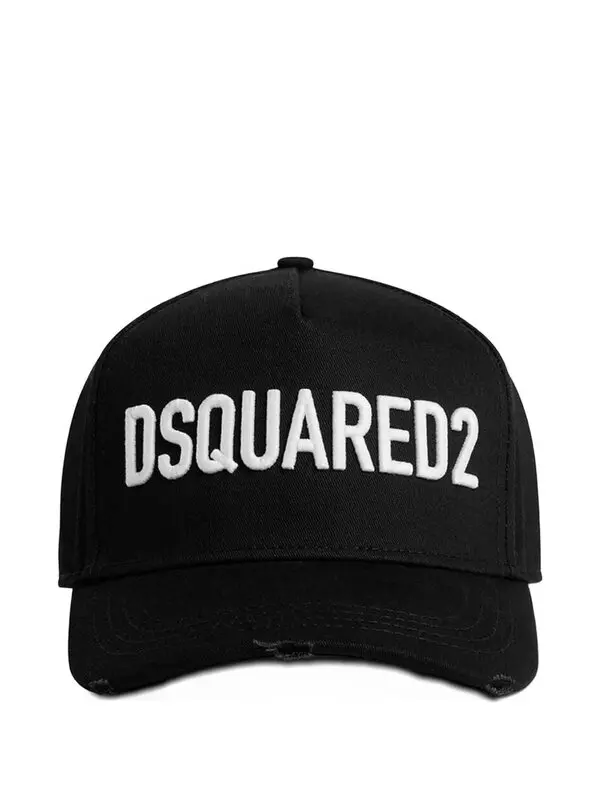 Dsquared2 Embroidered Logo Cap - Black