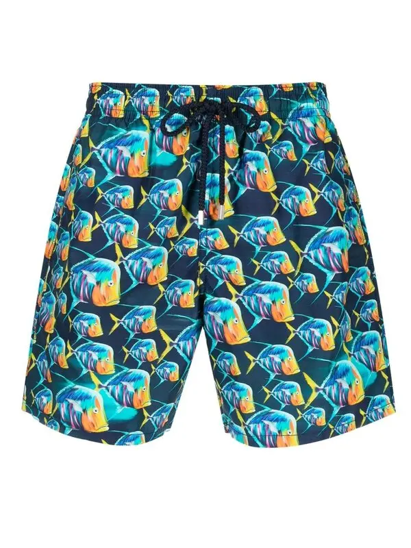 Vilebrequin Printed Board Shorts - Blue