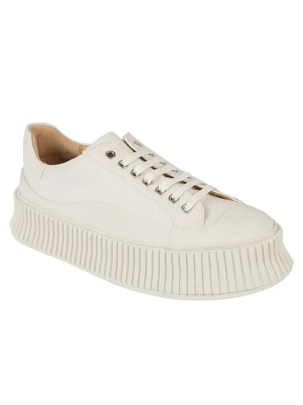 JIL SANDER Leather Sneakers - Cloud