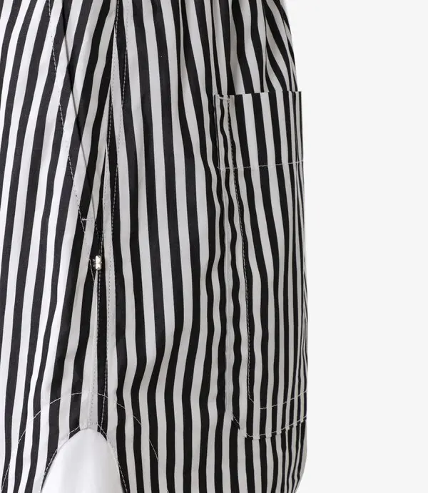 Sportmax Striped Cotton Shorts