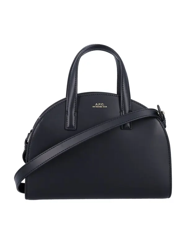 A.p.c. Demi Lune Small Tote - Black