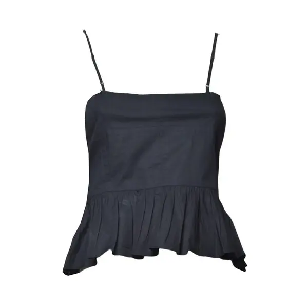 MARANT ETOILE Pleated Animal Print Blouse - Nero