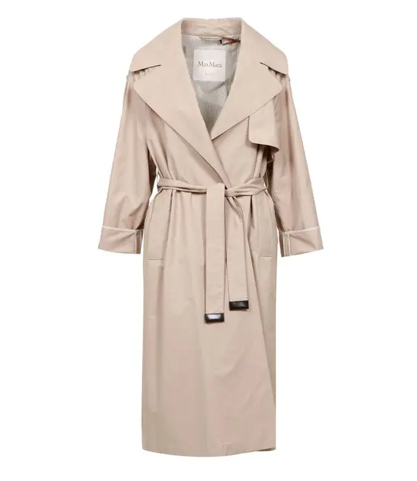 Max Mara Twill Trench Coat