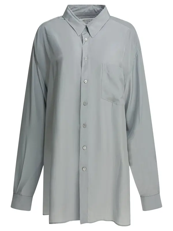 MAISON MARGIELA Long Pocketed Shirt - Grey