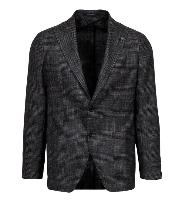 Tagliatore Stretch Wool Blend Single-breasted Jacket - Grigio Antracite