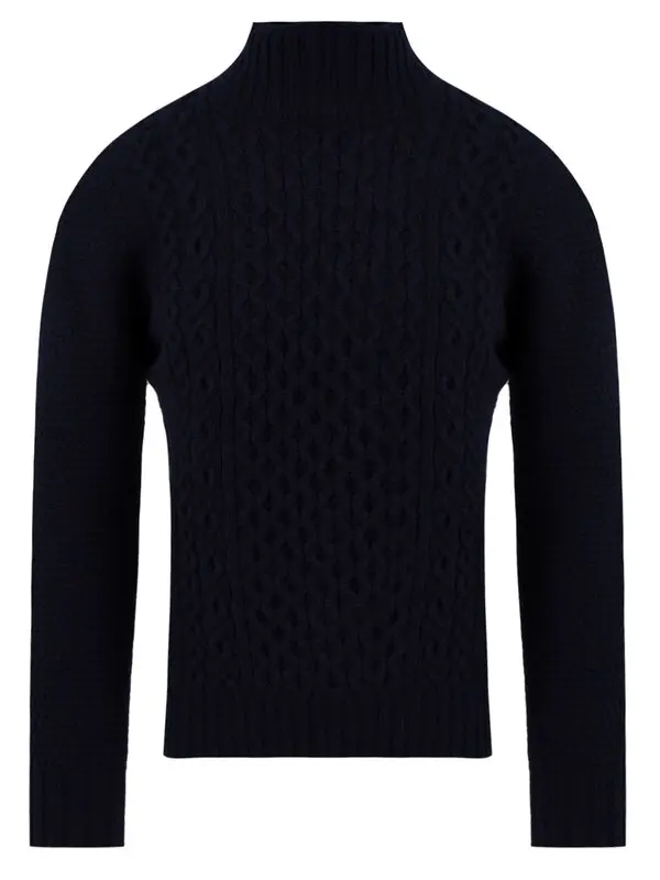 DRUMOHR Long Sleeve Sweater - Blue