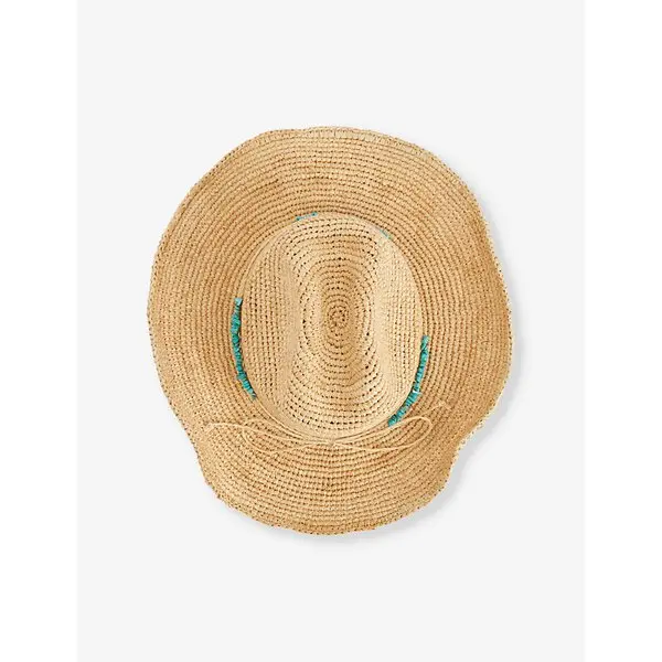 Melissa Odabash Elle Raffia Cowboy Hat