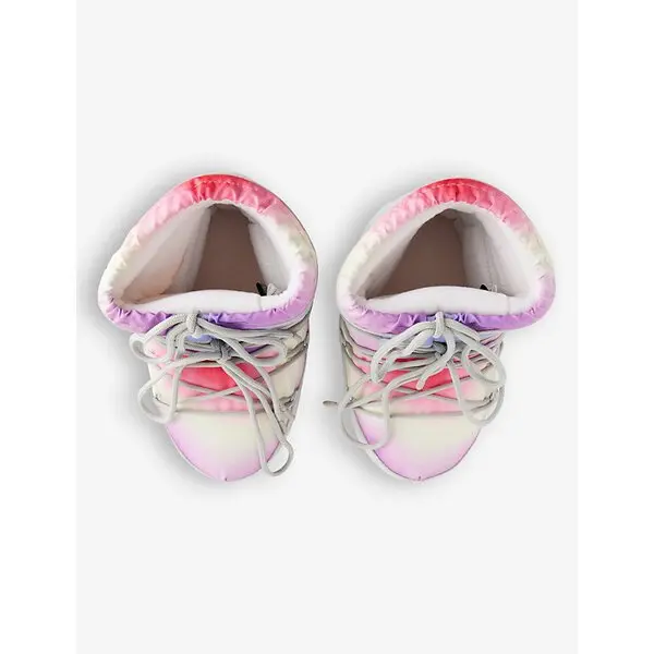Moon Boot Icon Brand-print Woven Snow Boots