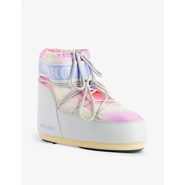 Moon Boot Icon Brand-print Woven Snow Boots