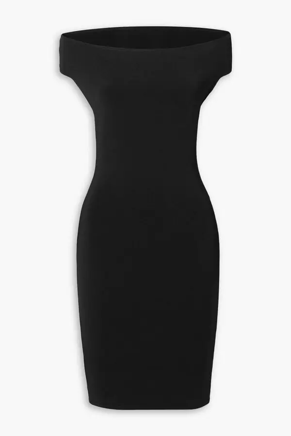 Alexandre Vauthier Off-the-shoulder Cutout Midi Dress - Black