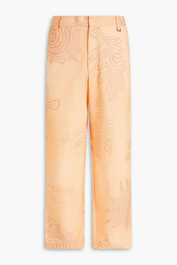 Jacquemus Banho Printed Cotton-canvas Pants