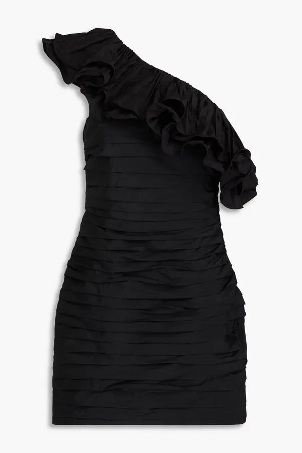 Rebecca Vallance Chloe One-shoulder Mini Dress