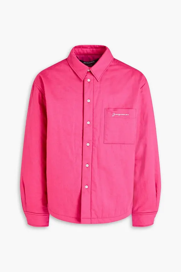 Jacquemus Boulanger Canvas Overshirt - Pink