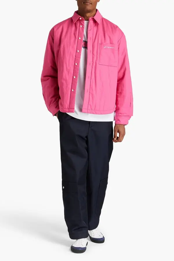 Jacquemus Boulanger Canvas Overshirt - Pink