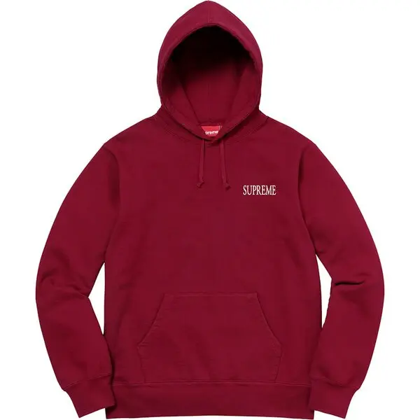 Supreme Decline Hooded Sweatshirt - Cardinal