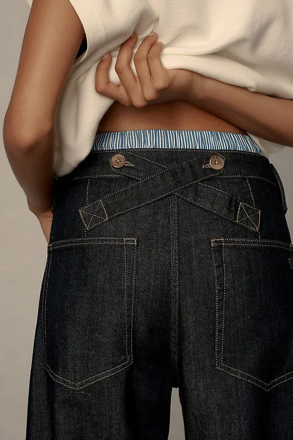 PILCRO Myra Low-rise Tapered Jeans