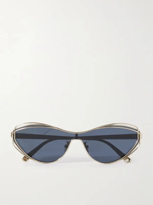 Dior Fildior M1u Cat-eye Sunglasses - Gold