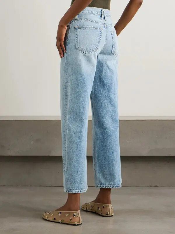 SLVRLAKE Grace High-rise Wide-leg Jeans - Blue