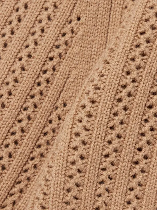 Max Mara Hodeida Pointelle-knit Sweater
