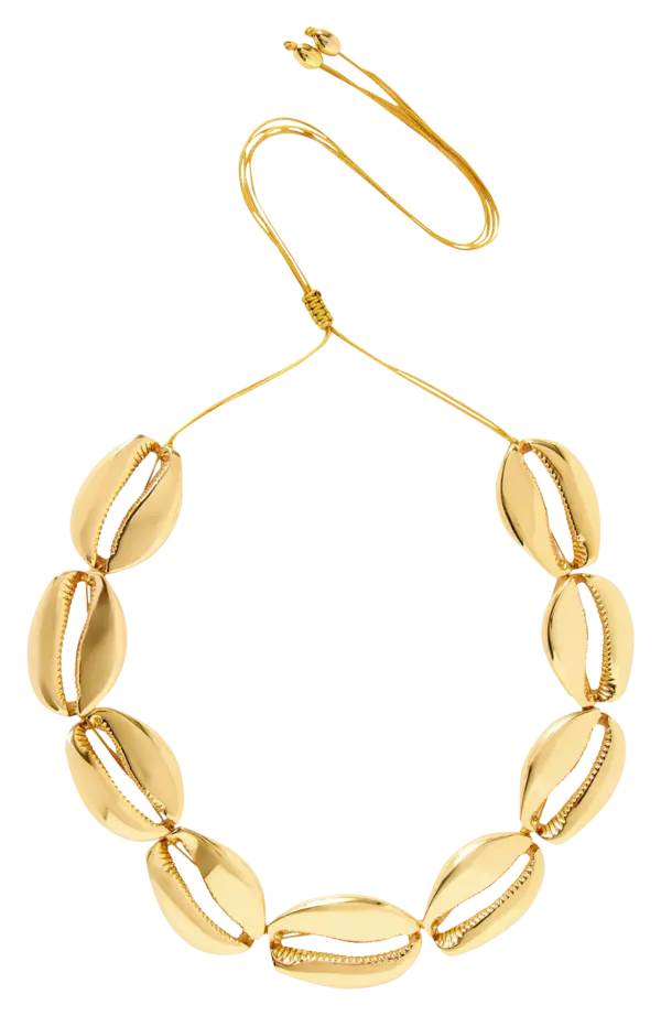 Tohum Design Concha Mega -plated Necklace