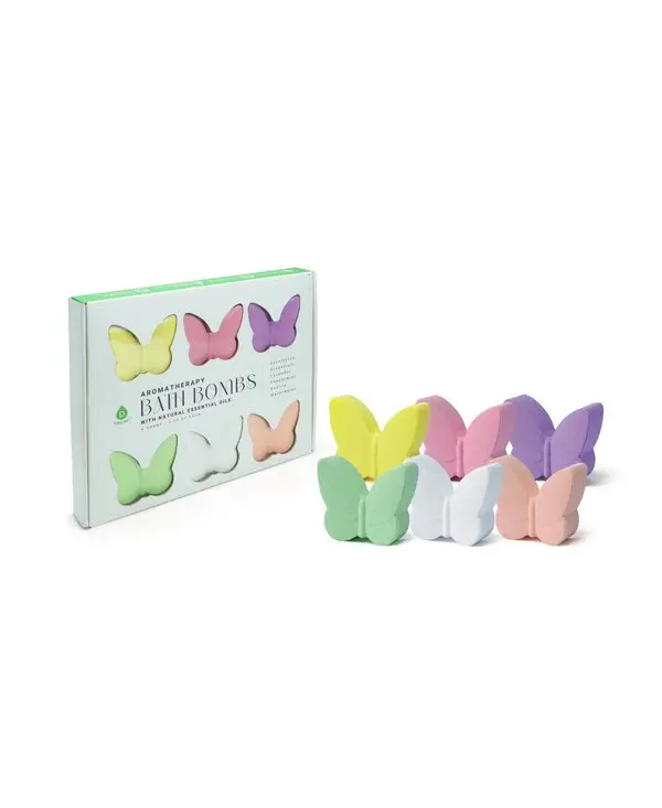 PURSONIC Aromatherapy Butterflies Bath Bombs – Transform Your Bath Into A Spa-like Retreat - Multi Color