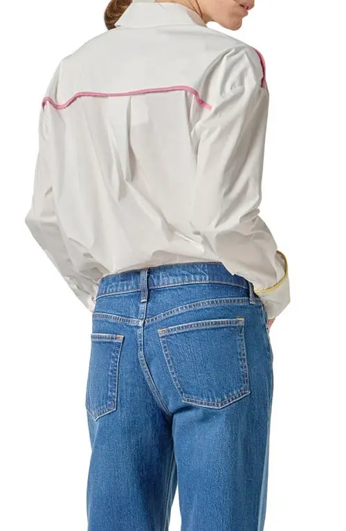 English Factory Flat Binding Button-up Shirt