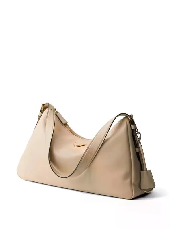 Prada Large Aimée Shoulder Bag - Brown