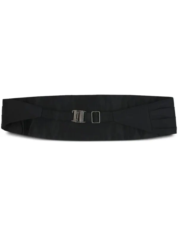 Zegna Silk Belt - Black