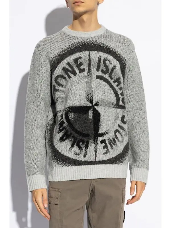 Stone Island Compass-motif Jumper