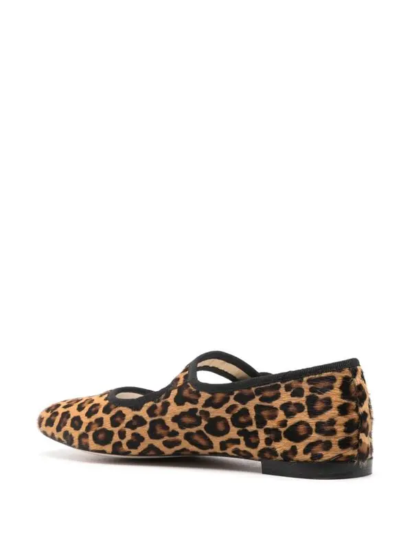 Repetto Georgia Leopard Print Ballet Flats
